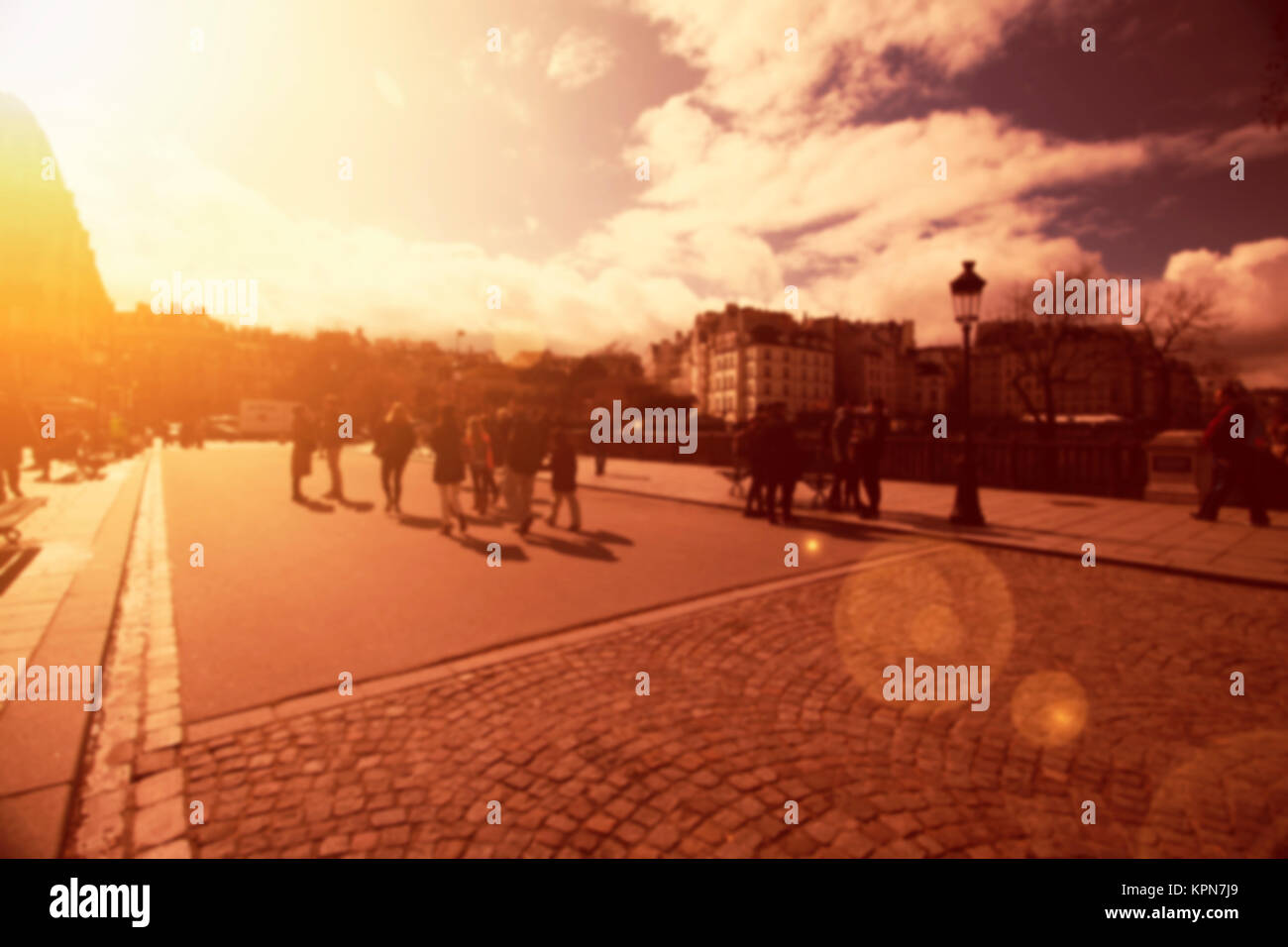 Blurred city street Stock Photo - Alamy