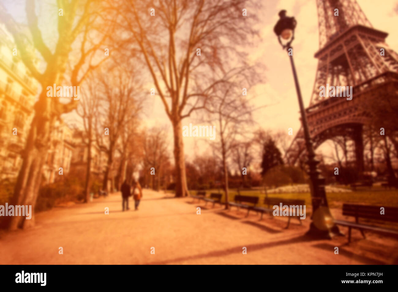 Paris france abstract blur blurred hi-res stock photography and images ...