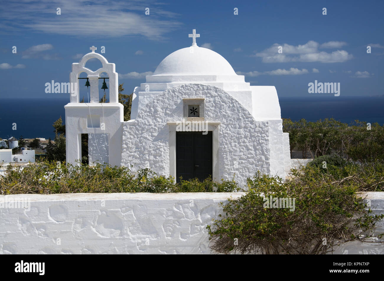 church in fira,santorini,greece Stock Photo - Alamy