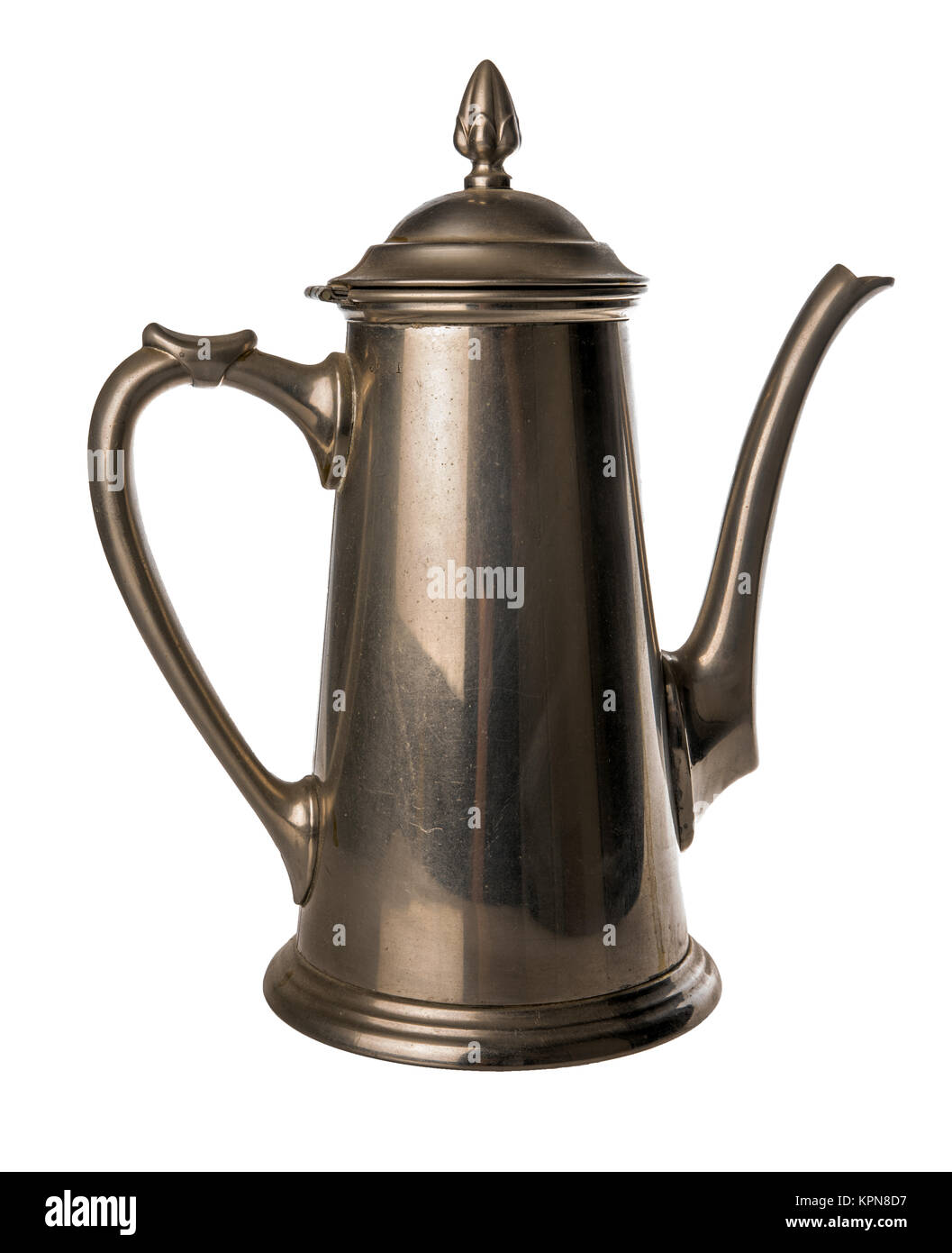 coffeepot of tin Stock Photo - Alamy