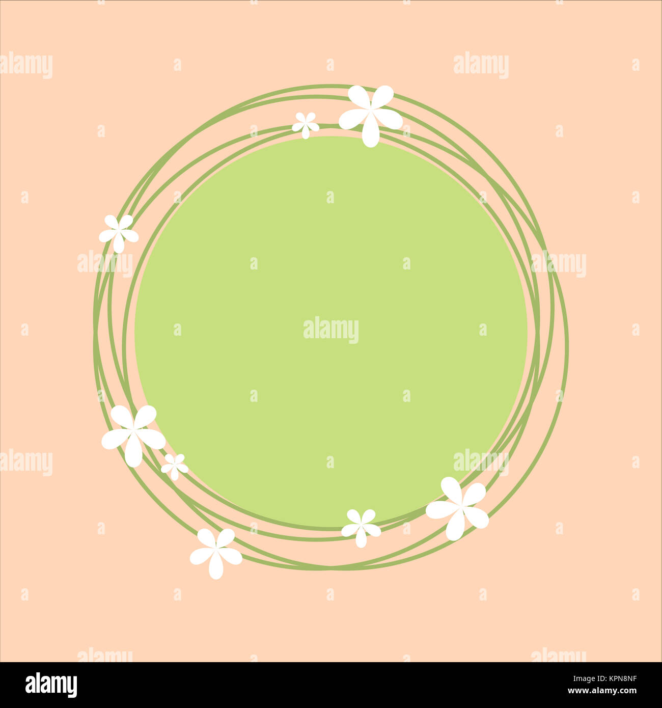 Pink theme spring border hi-res stock photography and images - Alamy