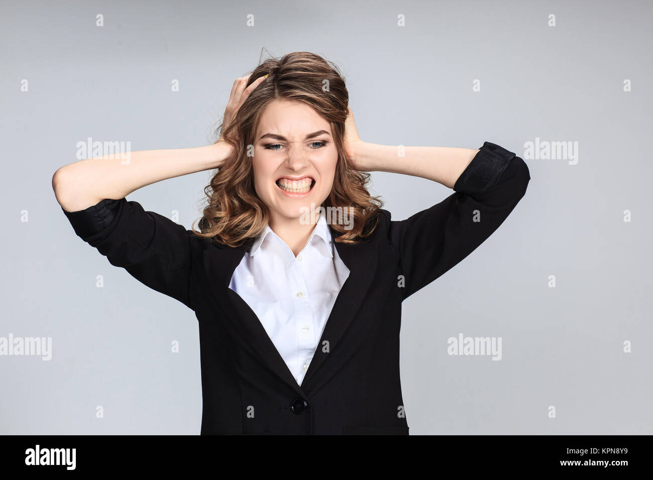 The portrait of a beautiful sad girl closeup Stock Photo - Alamy