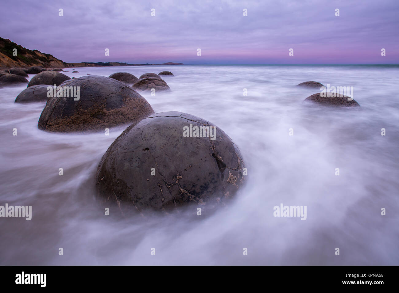 Moeraki Boulders, South Island New Zealand Stock Photo - Alamy