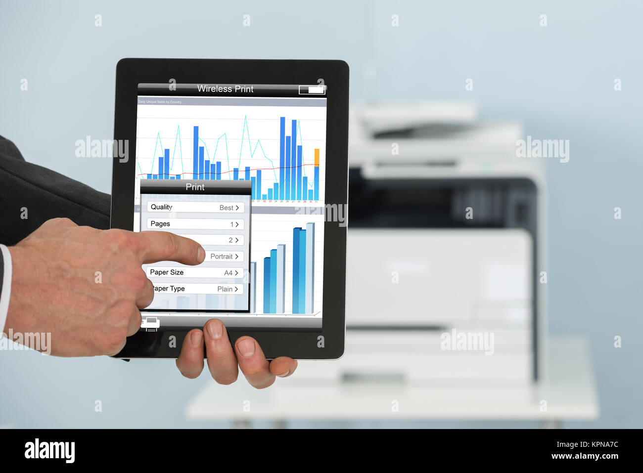 Finger printing device hi-res stock photography and images - Alamy