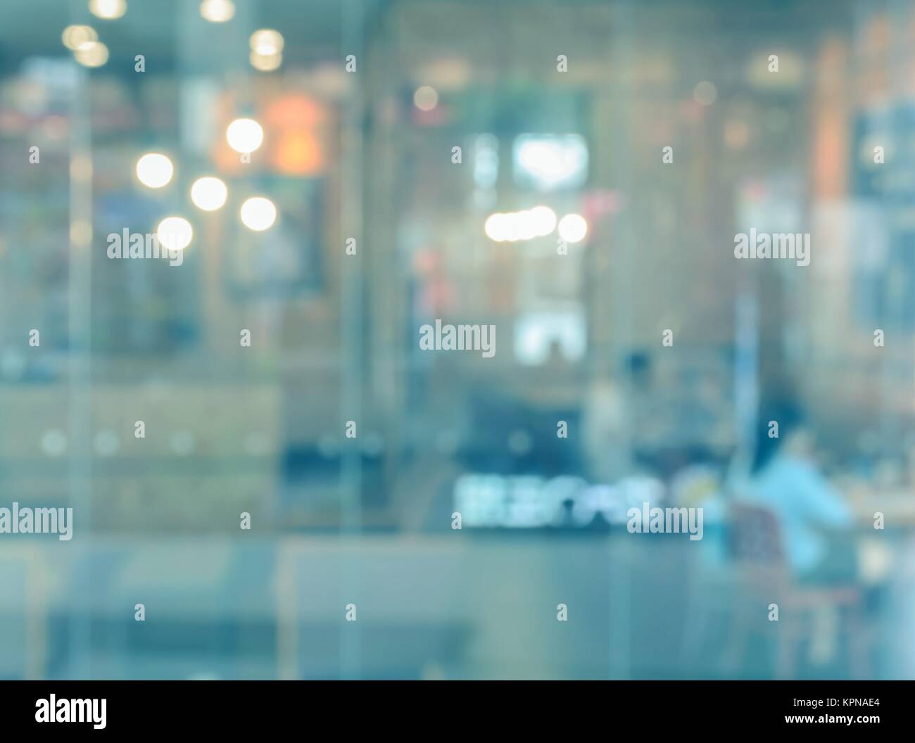 Blurred cafe restaurant background Stock Photo - Alamy