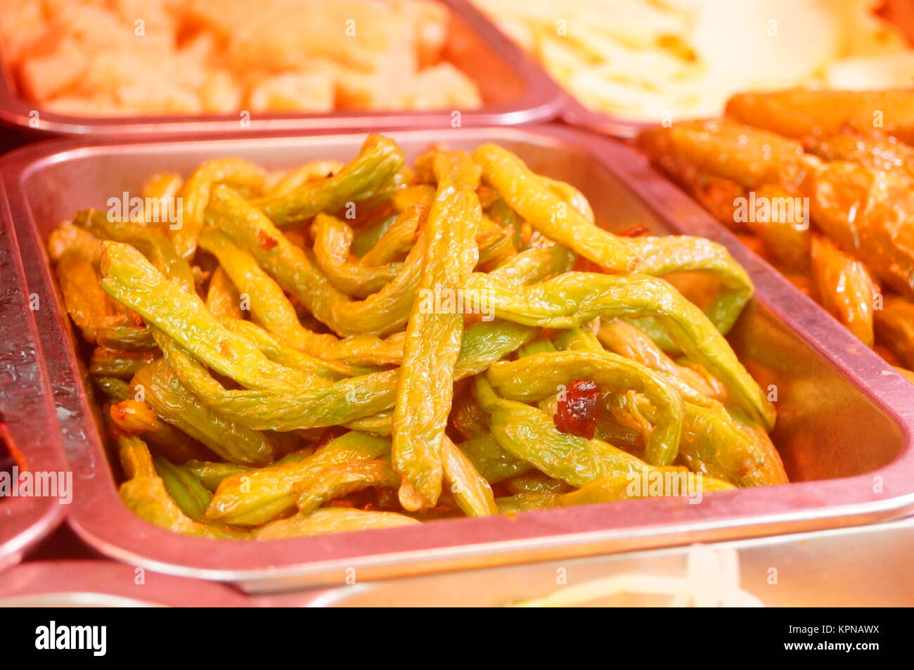Chinese traditional brine vegetables, delicious and tasty Stock Photo ...