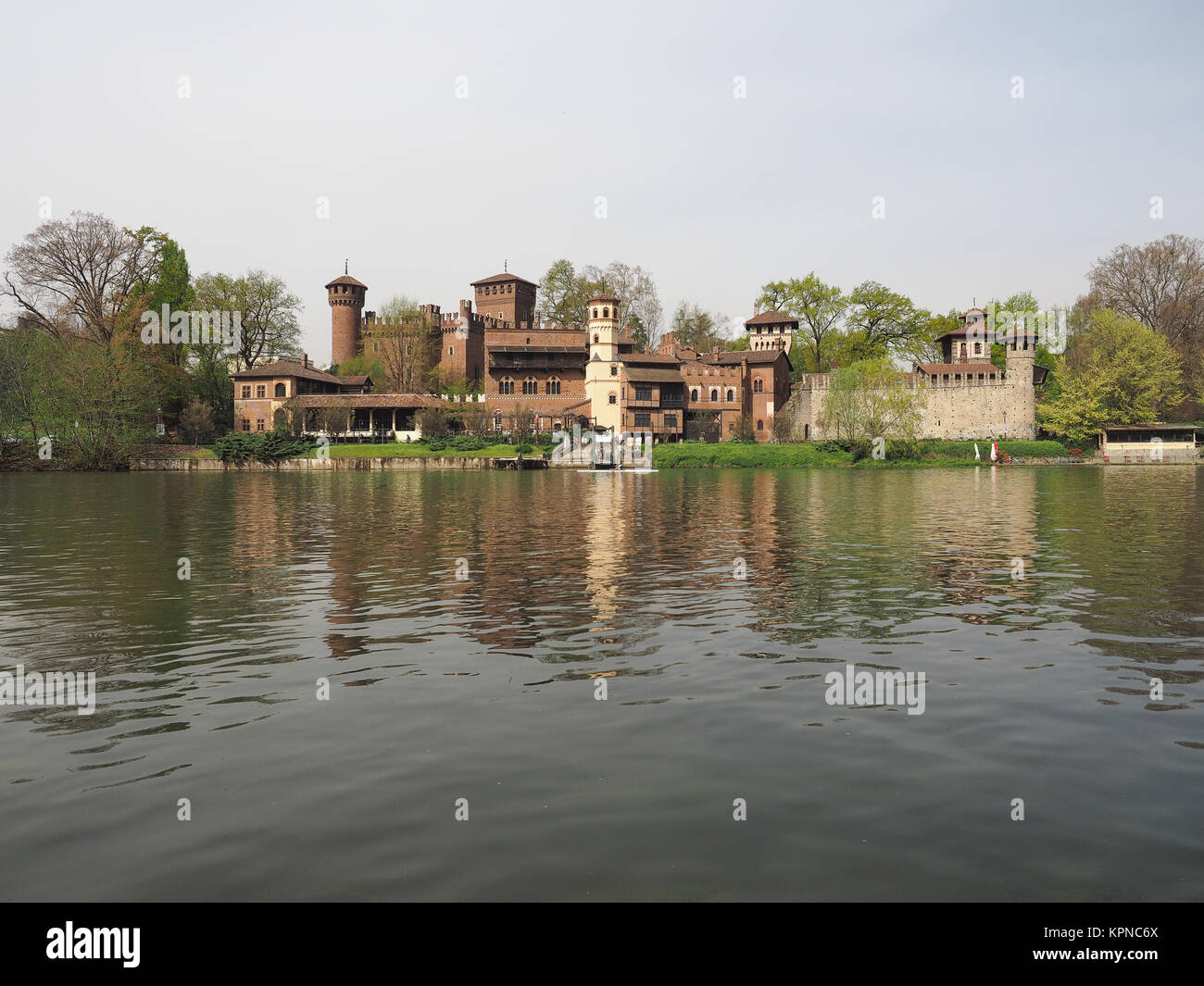 Medieval Castle in Turin Stock Photo - Alamy