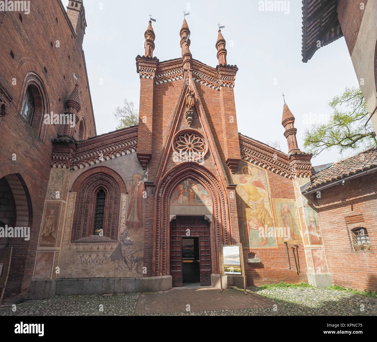 Medieval Castle in Turin Stock Photo - Alamy