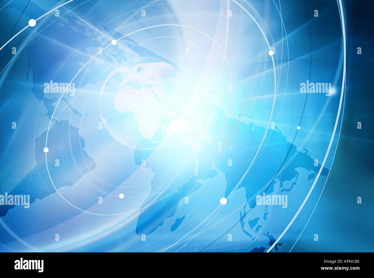Global Connectivity Background Stock Photo - Alamy