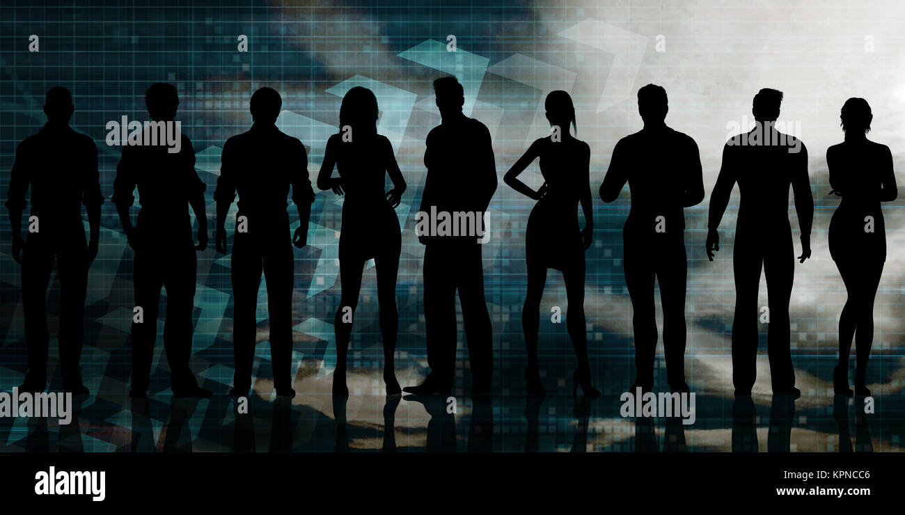 Futuristic Technology Team Stock Photo - Alamy