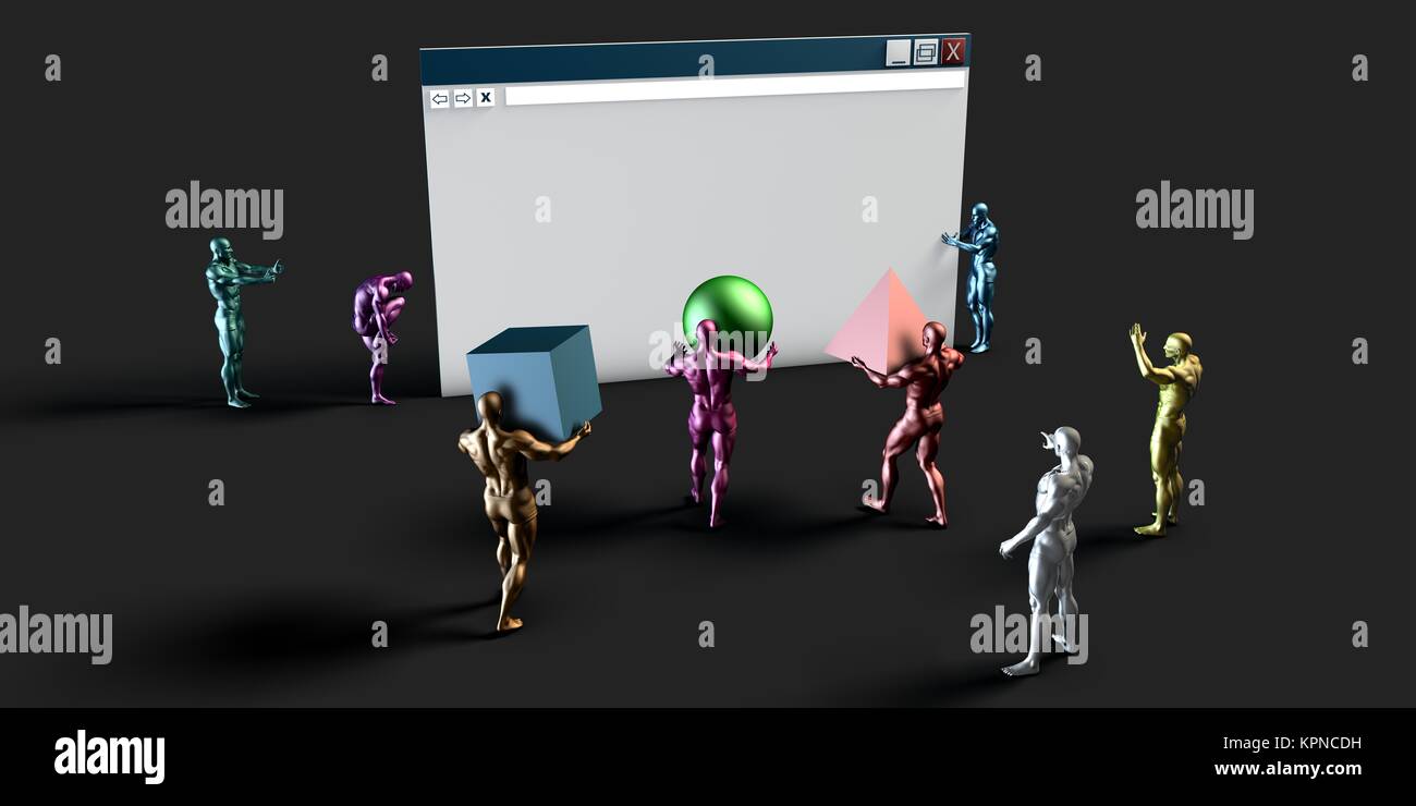 Web Design Concept Stock Photo - Alamy