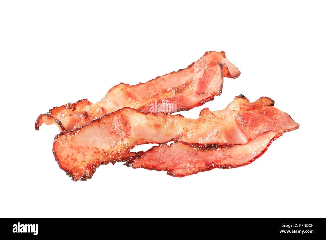 Bacon strips crispy Cut Out Stock Images & Pictures - Alamy