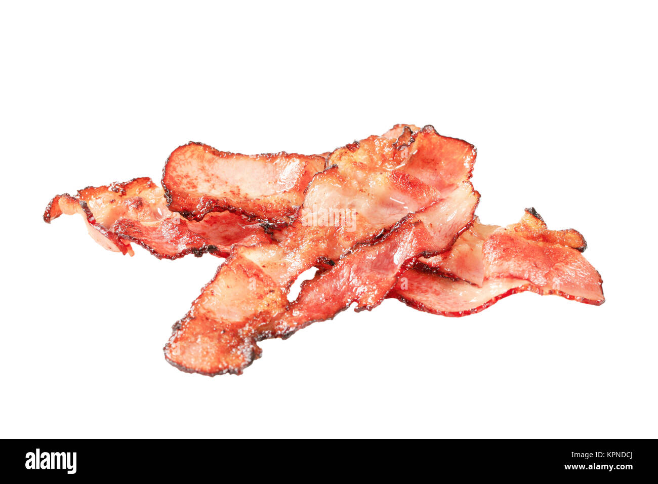 Bacon strips crispy Cut Out Stock Images & Pictures - Alamy