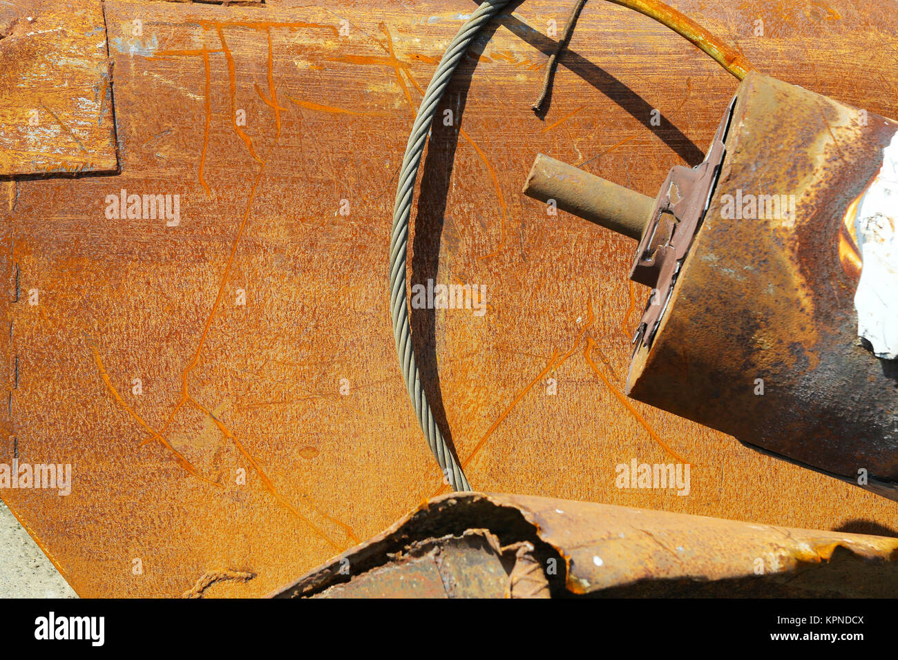 Scrap corroded aluminium hi-res stock photography and images - Alamy