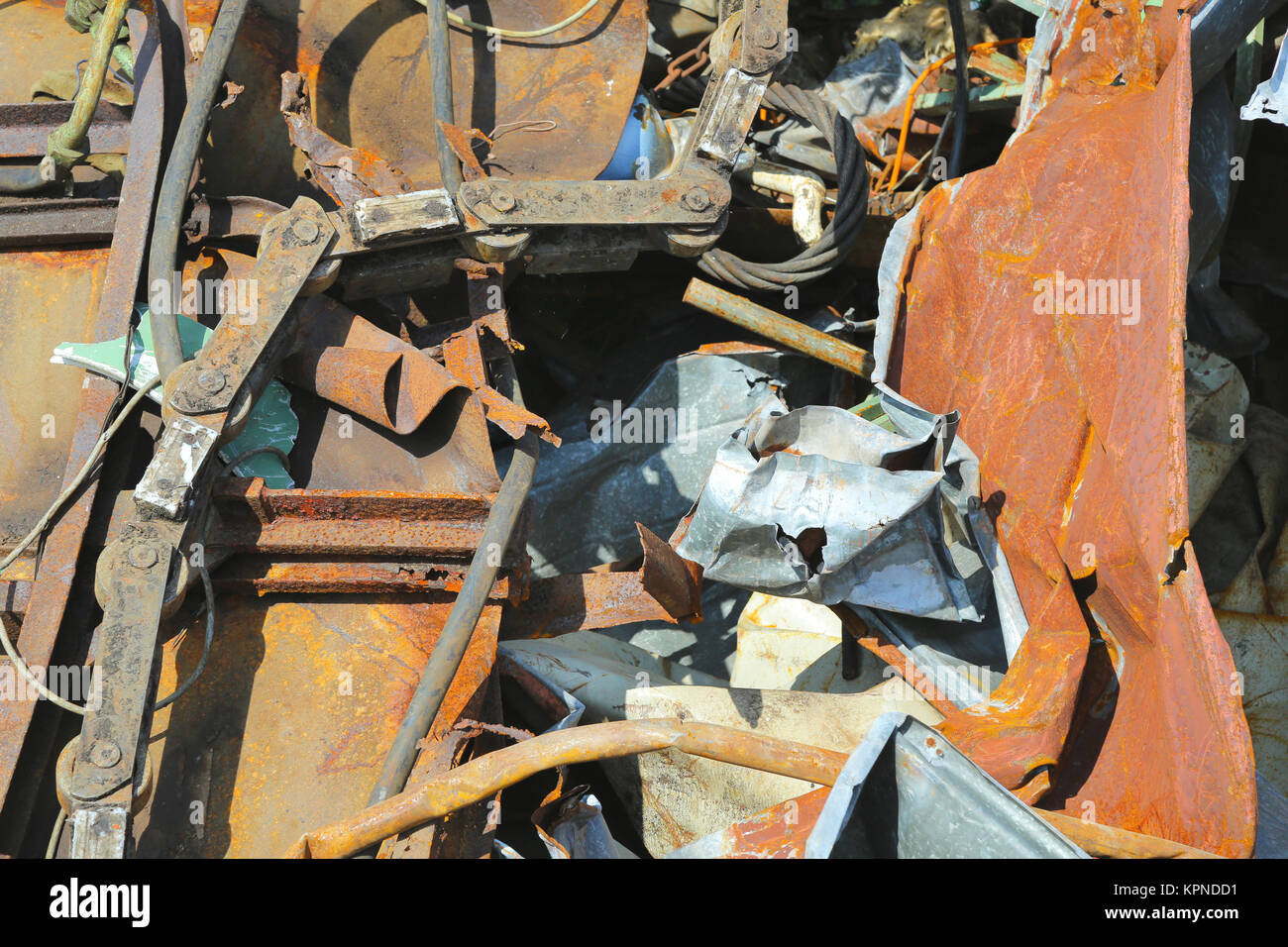 Scrap corroded aluminium hi-res stock photography and images - Alamy