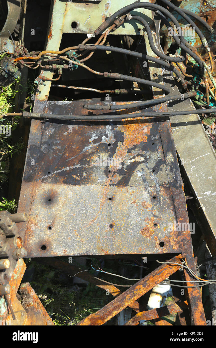 Scrap corroded aluminium hi-res stock photography and images - Alamy