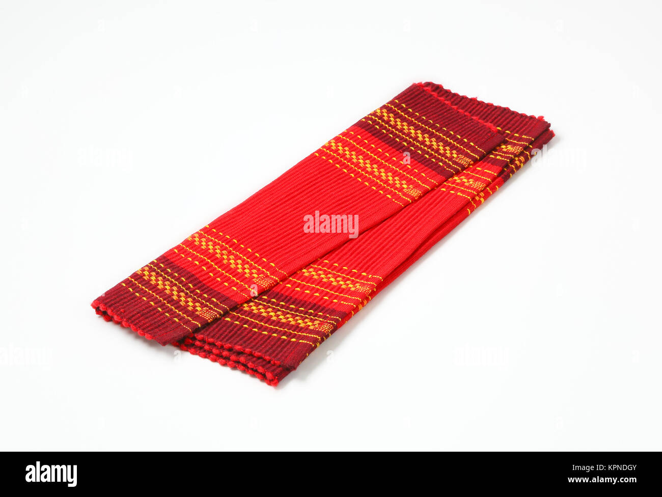 Ribbed red textile hi-res stock photography and images - Alamy