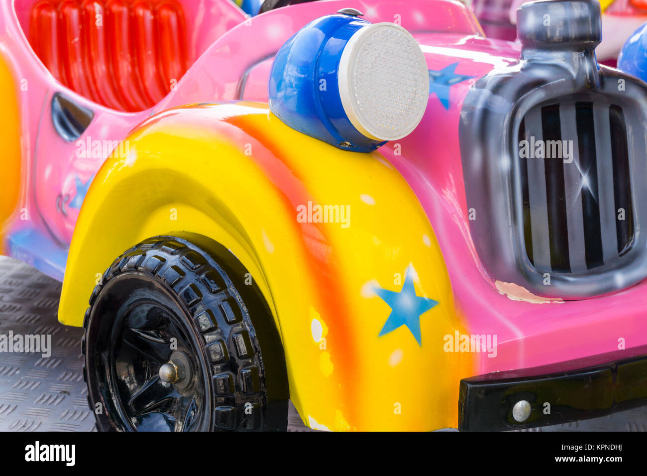 carousel - car for little children, close-up Stock Photo - Alamy