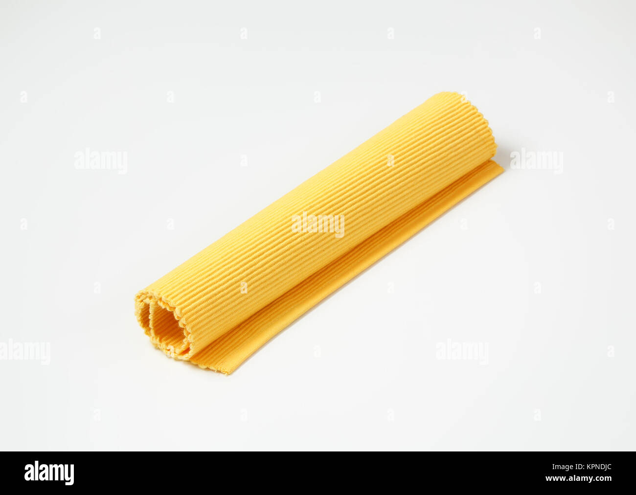 Yellow place mat Stock Photo - Alamy