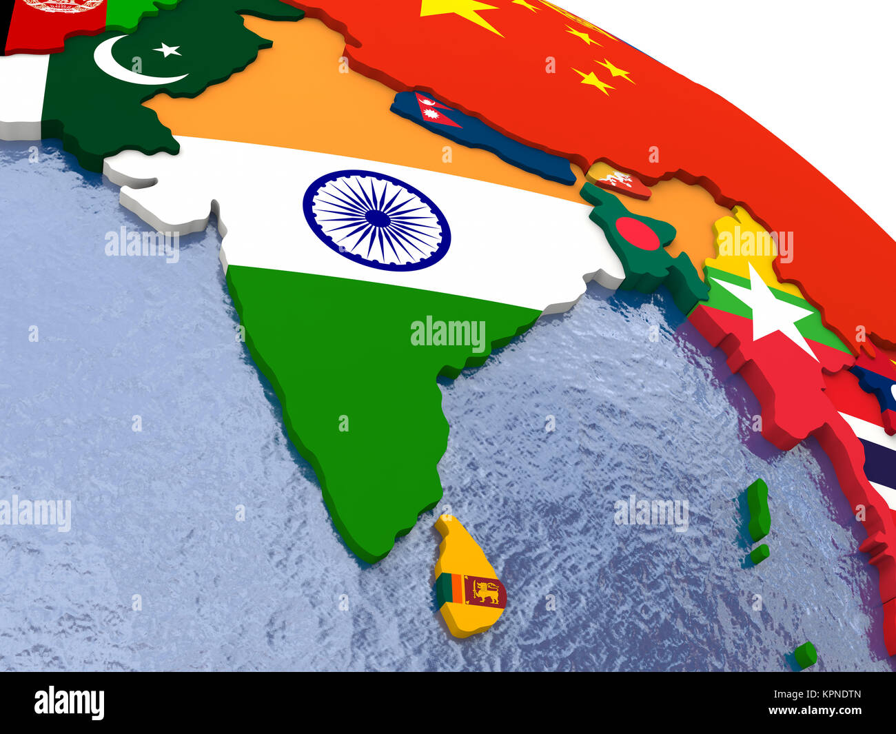 Indian states on indian political map hi-res stock photography and ...