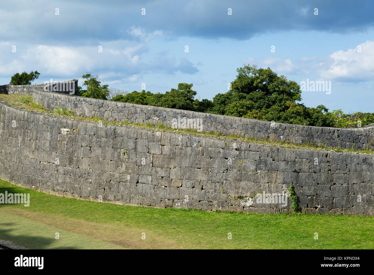 Stone brick wall Stock Photo - Alamy