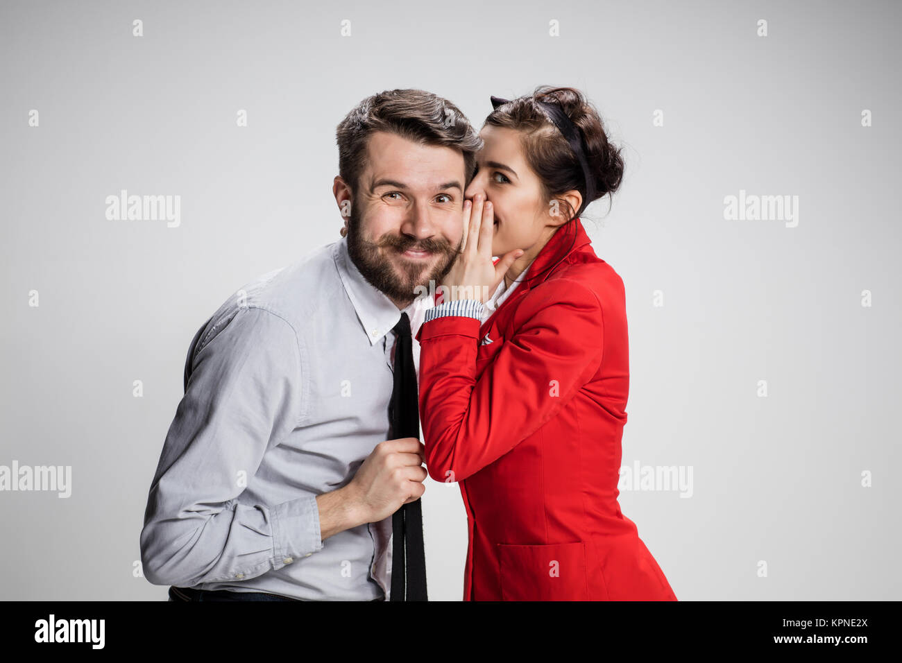 Telling news to colleagues hi-res stock photography and images - Alamy