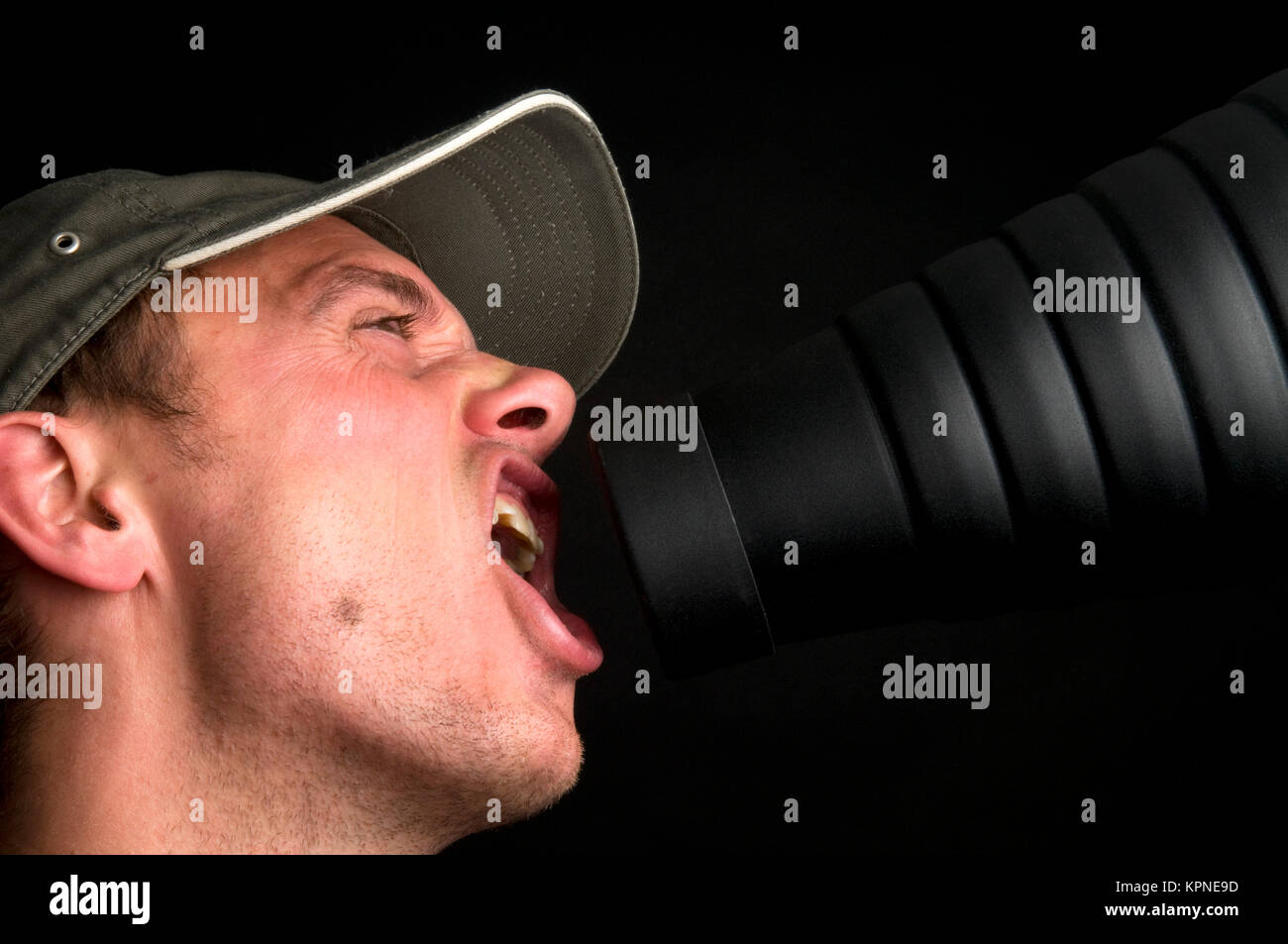 Singing In The Snoot -2 Stock Photo - Alamy