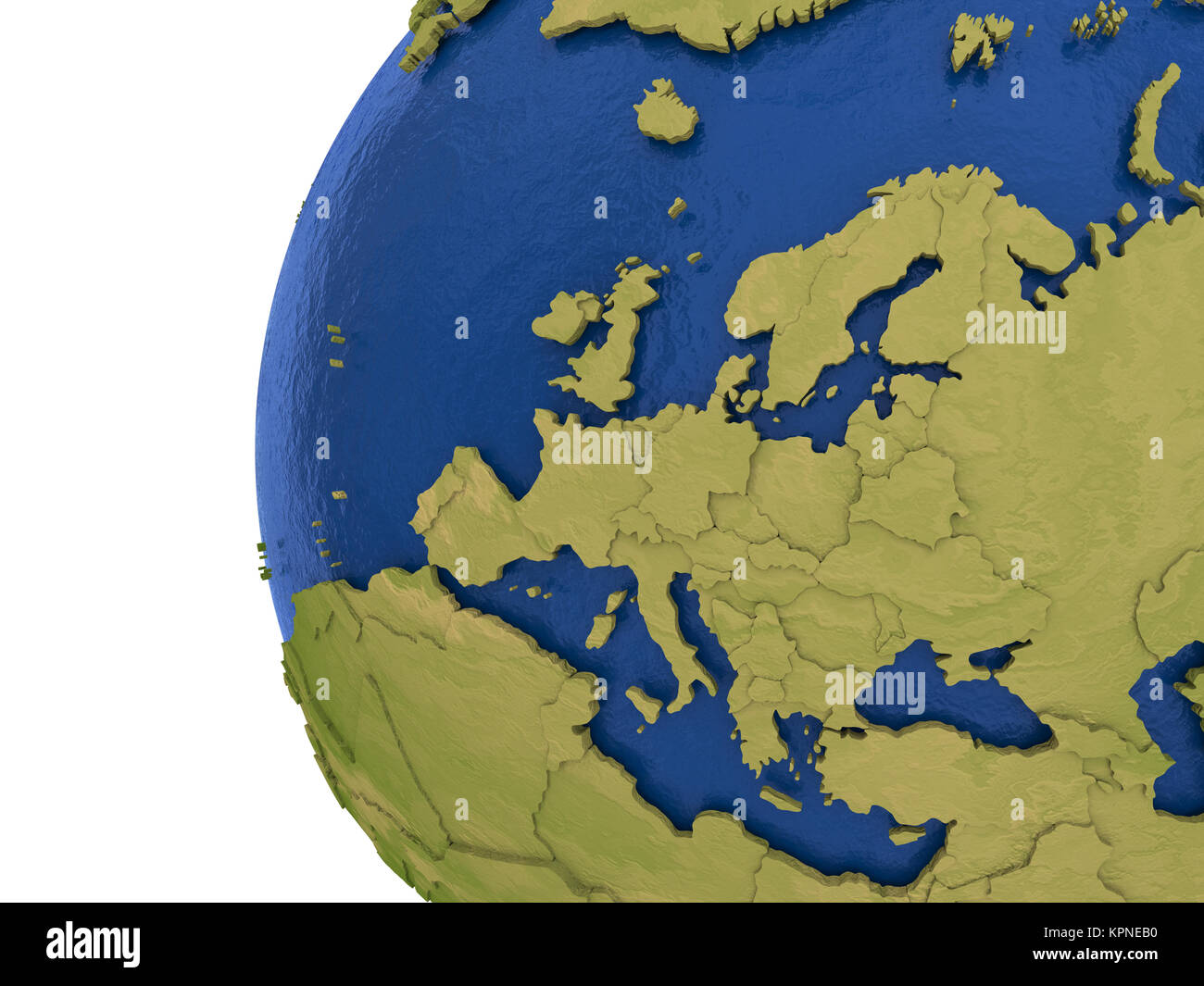 European continent on Earth Stock Photo - Alamy