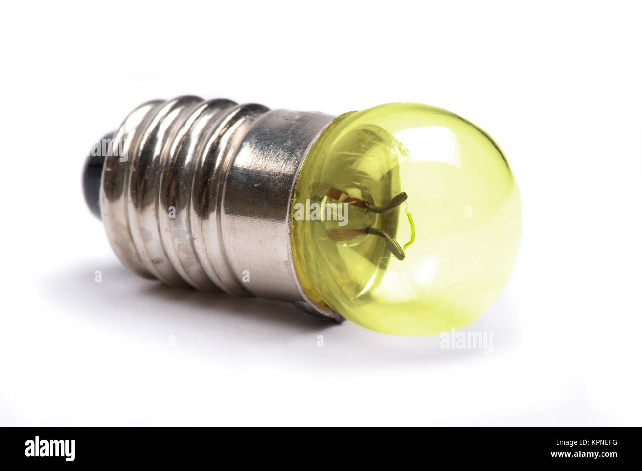 Light Bulb Giving Light Stock Photo - Alamy