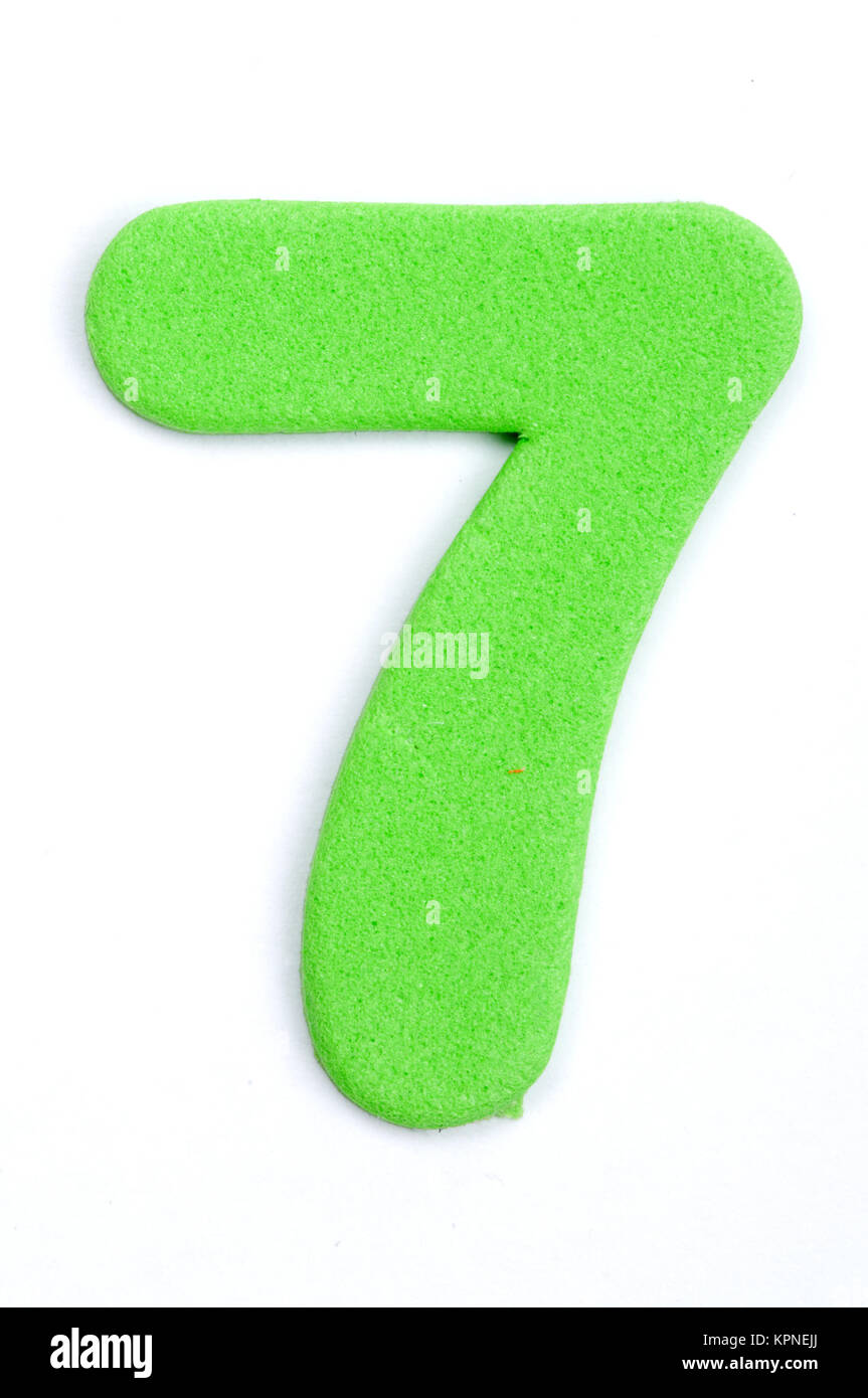 Number seven icon sign Cut Out Stock Images & Pictures - Alamy