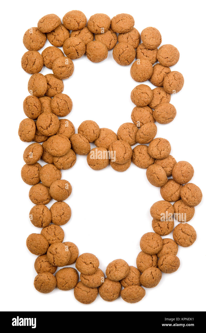 Ginger Nut Alphabet B Stock Photo - Alamy