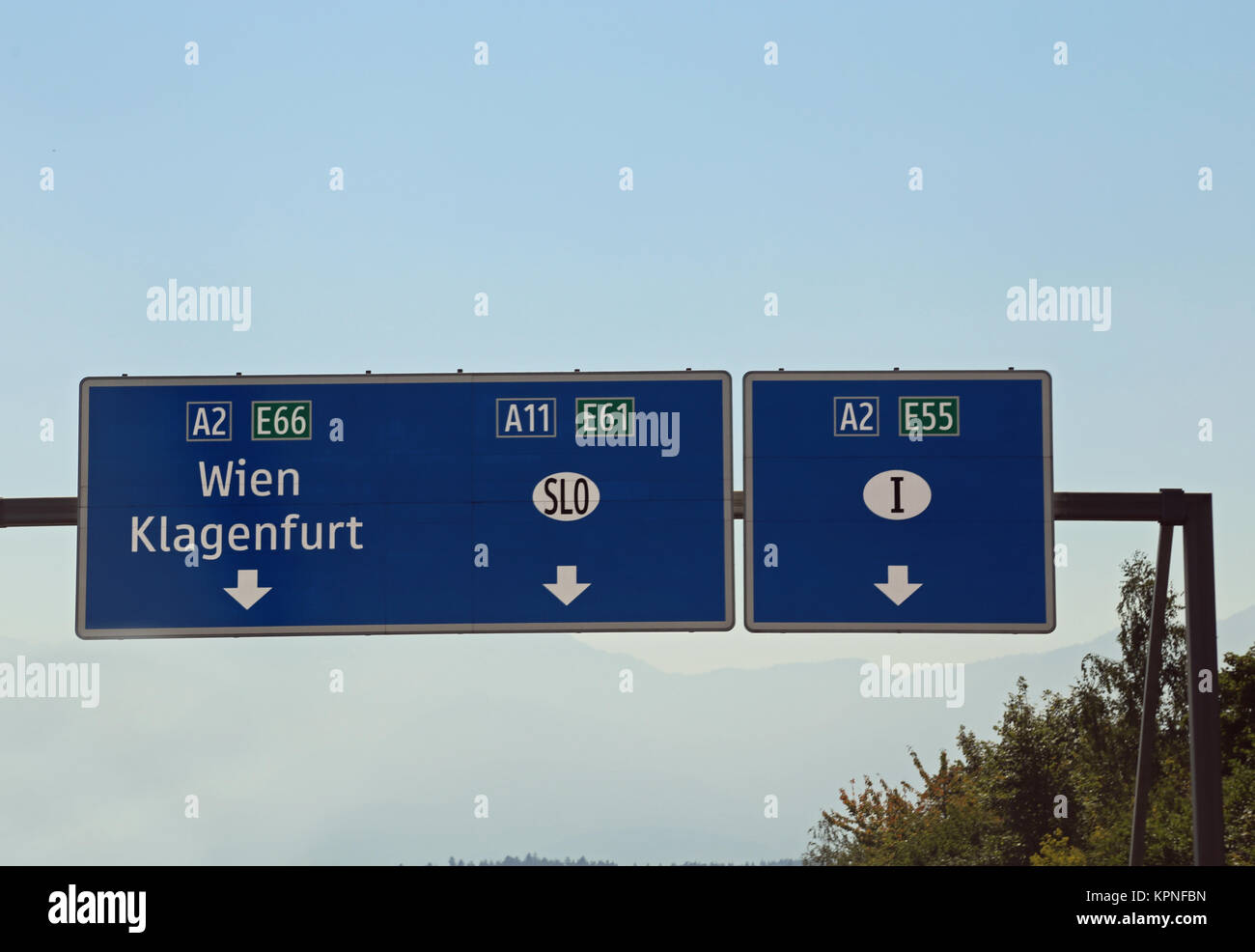 Austrian road sign hi-res stock photography and images - Alamy