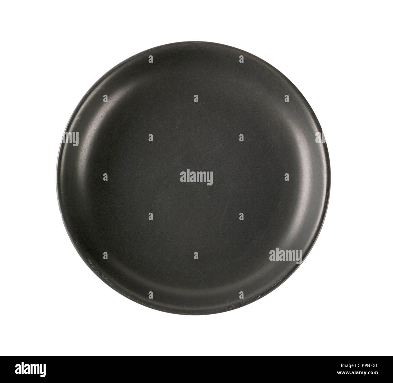 black dinner plate Stock Photo - Alamy