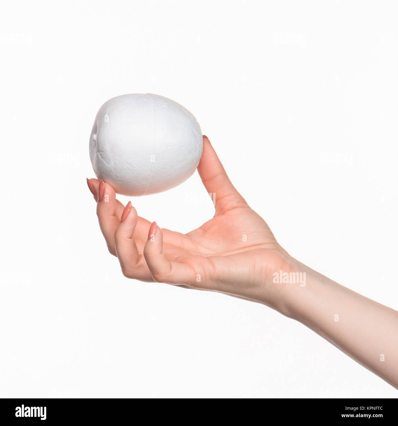 Hand holding crystal ball background Cut Out Stock Images & Pictures ...