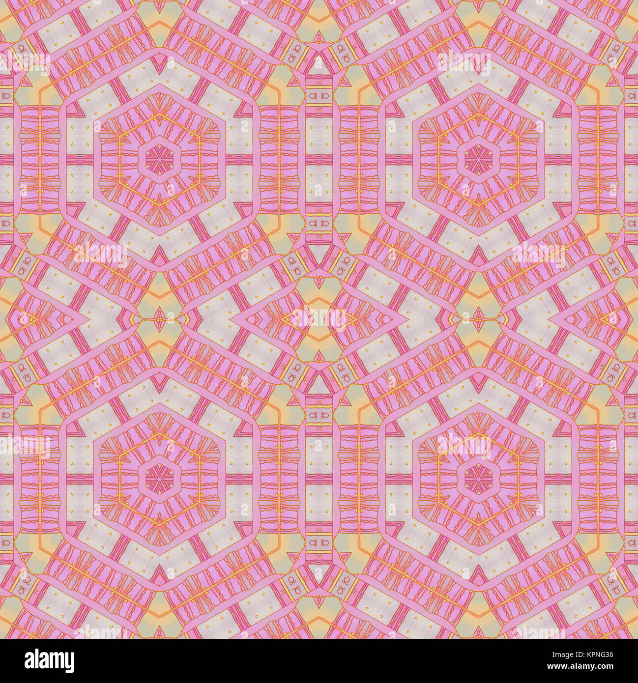 Abstract geometric seamless background. Ornate and delicate drawing in ...