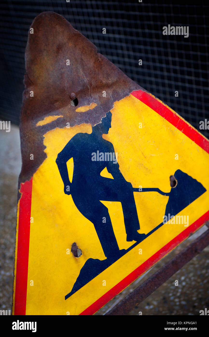 Old road sign Stock Photo - Alamy