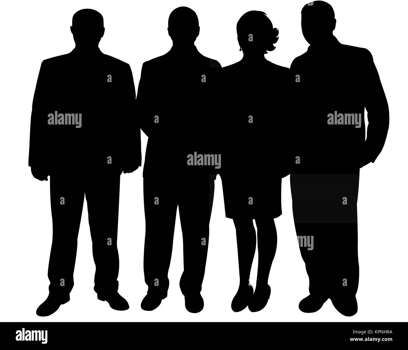 Group hug silhouette Black and White Stock Photos & Images - Alamy