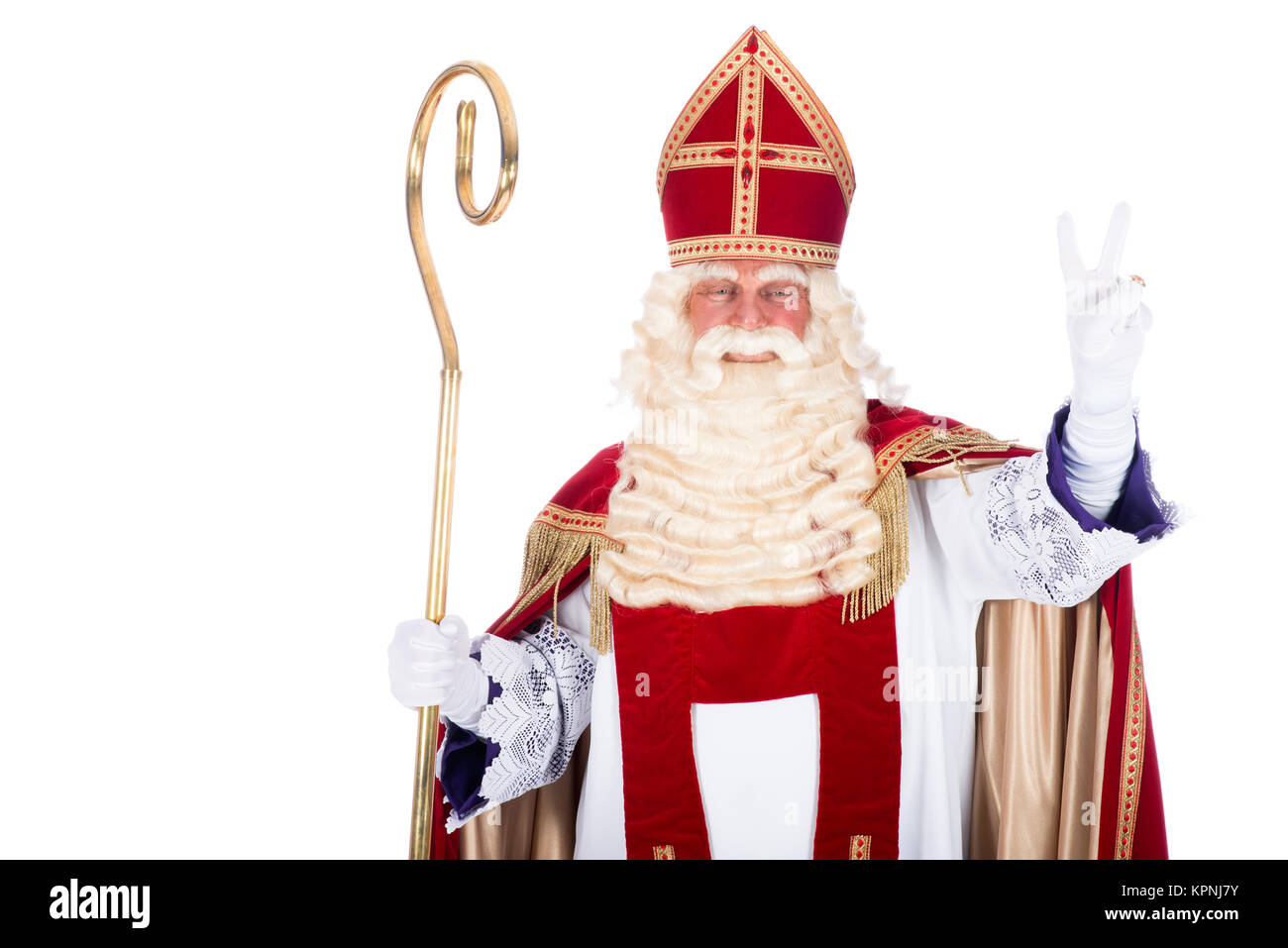 Portrait of Sinterklaas Stock Photo - Alamy