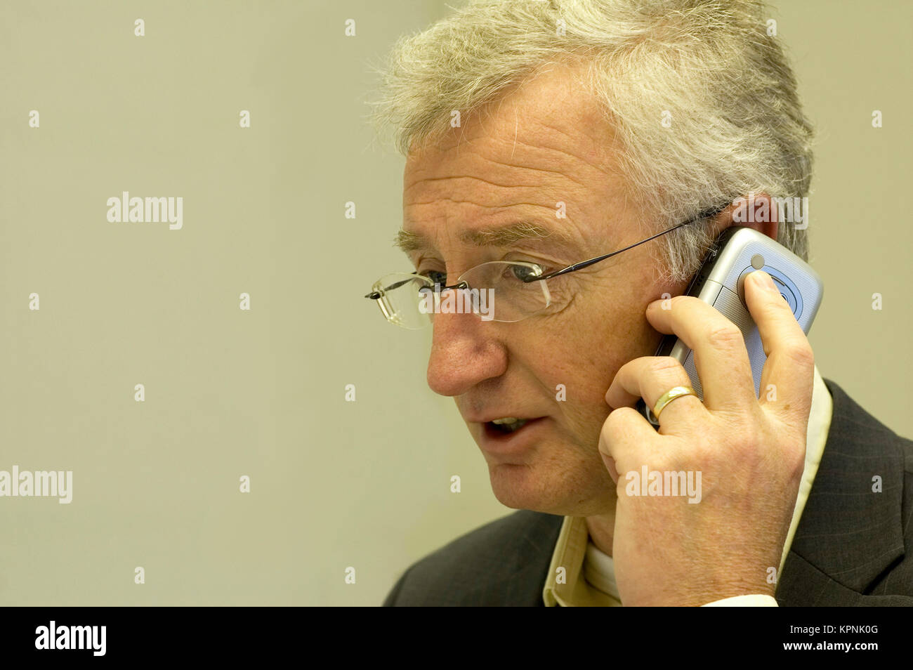 Senior Consultant Calling Stock Photo - Alamy