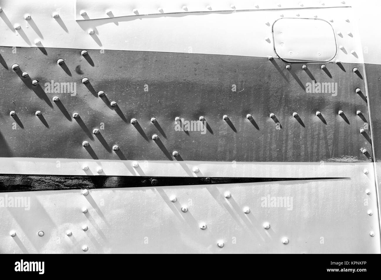 abstract texture background of the metallic rivet airplane Stock Photo ...
