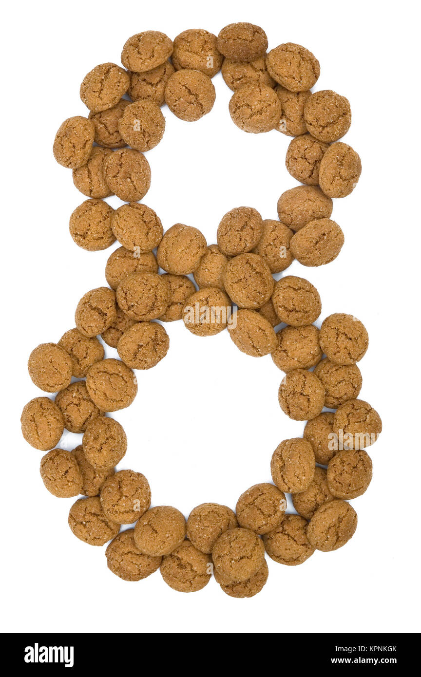 Number biscuits Cut Out Stock Images & Pictures - Alamy