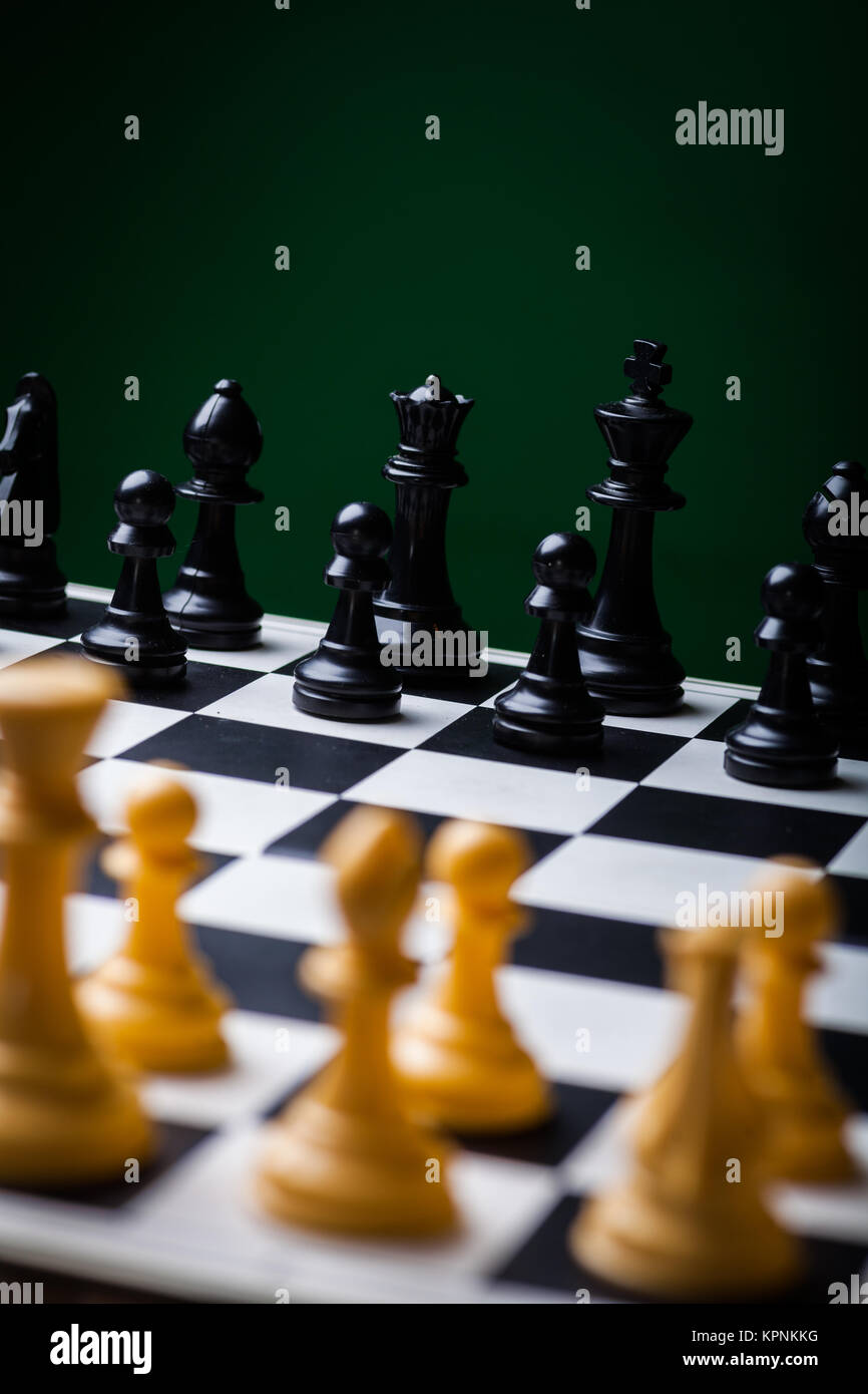 Chess board game Stock Photo - Alamy