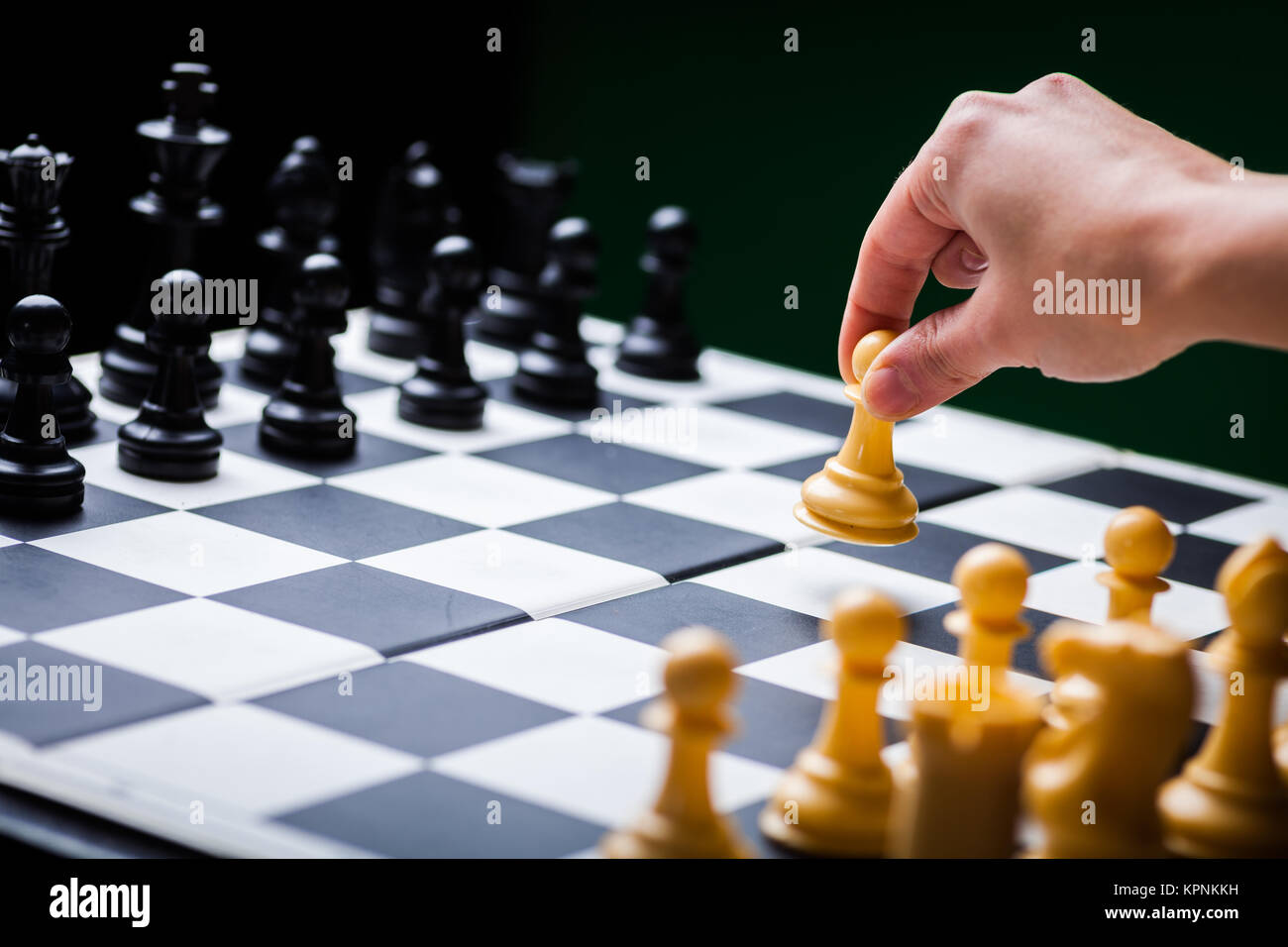 Chess board game Stock Photo - Alamy