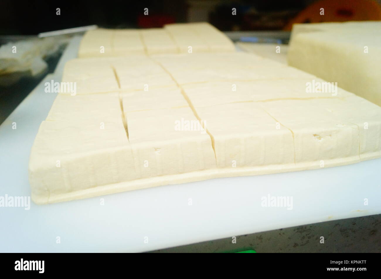 Chinese traditional food fresh tofu Stock Photo - Alamy