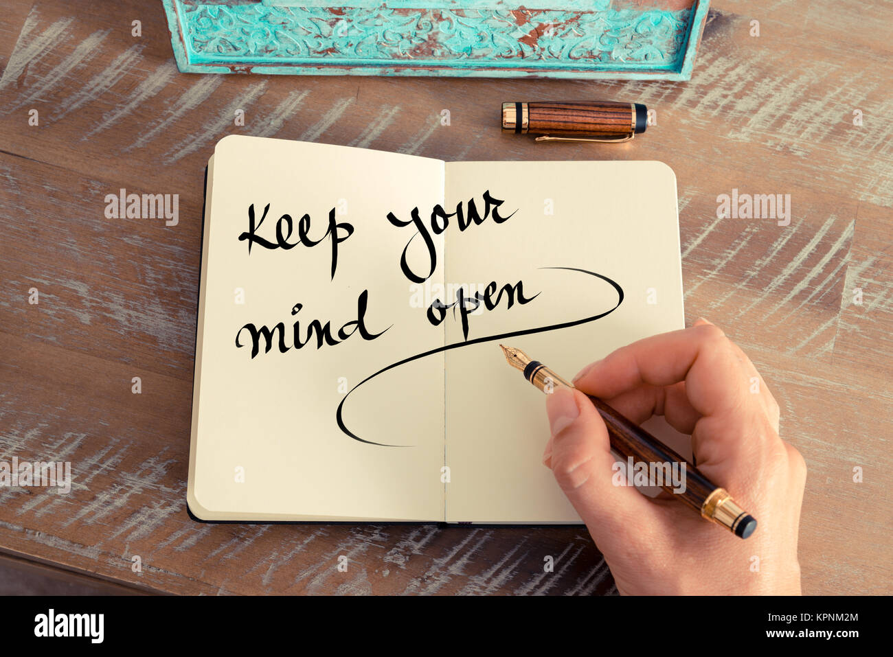 Keep Your Mind Open Stock Photo - Alamy