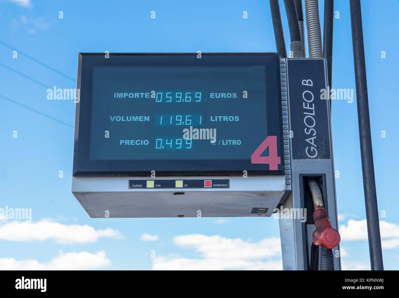 Petrol station indicator hi-res stock photography and images - Alamy