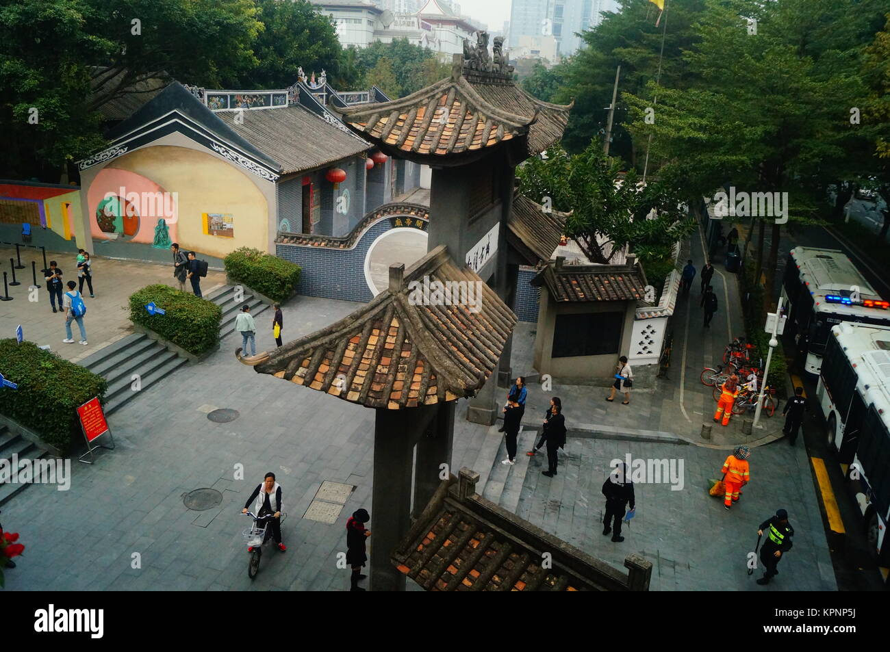 Shenzhen, China: the ancient city of Nantou, there are thousands of ...
