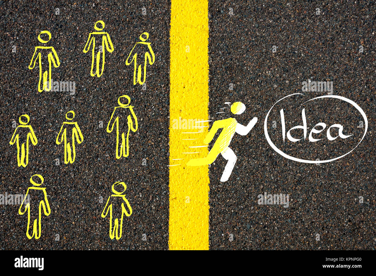 Having the Great Idea concept image Stock Photo - Alamy
