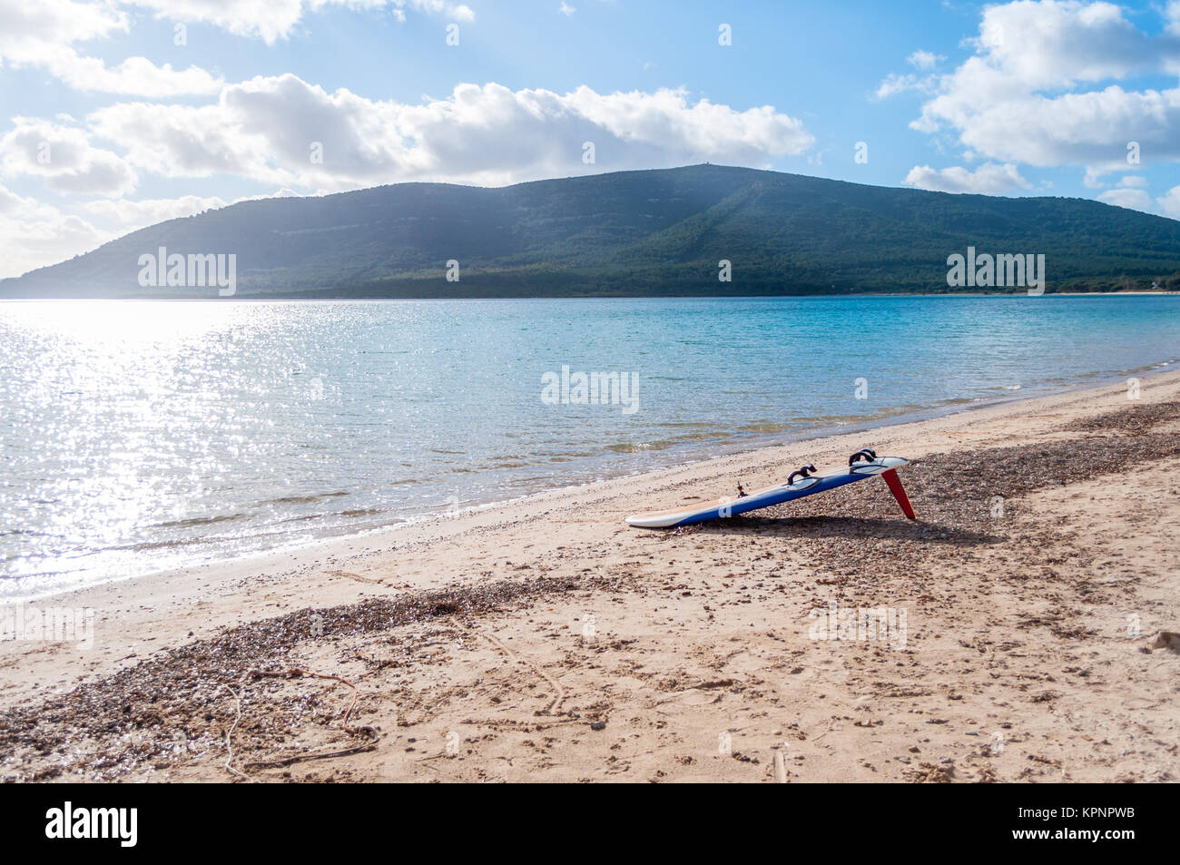 landscape of mugoni beach sardinia Stock Photo - Alamy