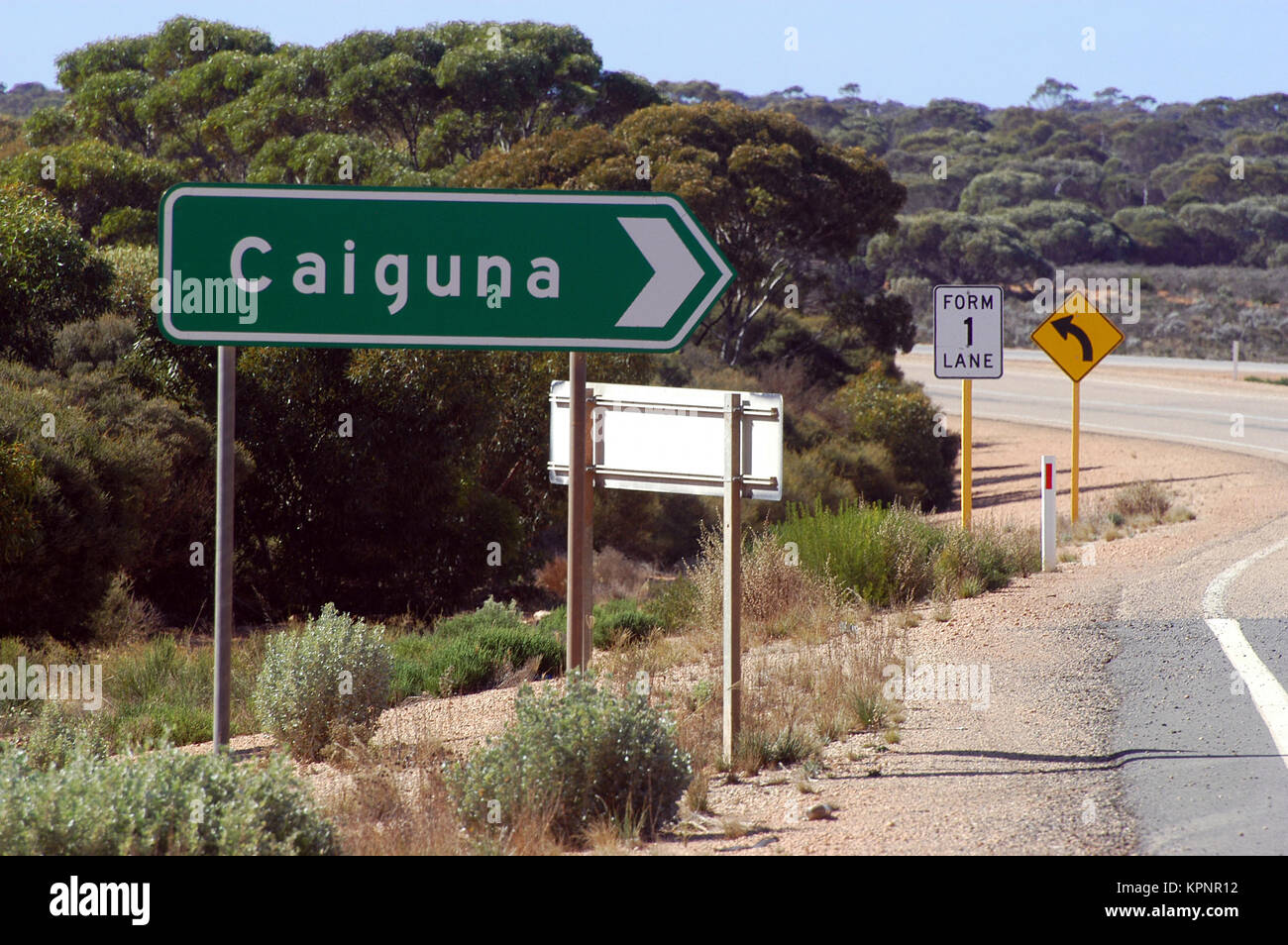 road panel in Australia Stock Photo - Alamy